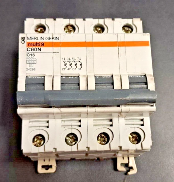 INTERRUTTORE MAGNETOTERMICO MERLIN Gerin Multi 9 C60N C16 EUR 20,00 - PicClick IT
