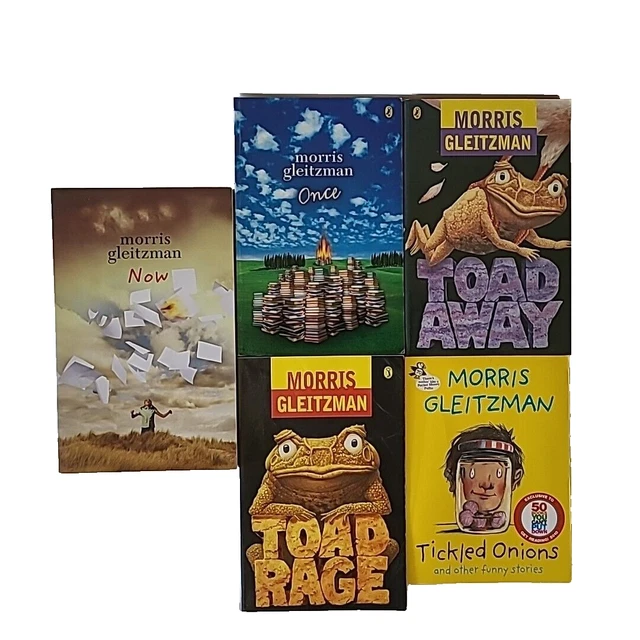 MORRIS GLEITZMAN BUNDLE x 5 PB Books Now Once Toad Rage Toad Away ...