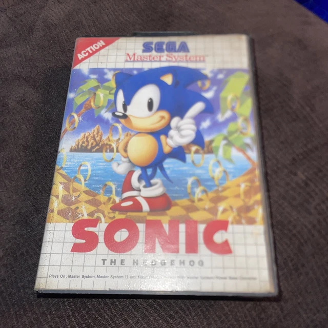 SONIC THE HEDGEHOG Sega Master System Instruction Manual Booklet Only £ ...
