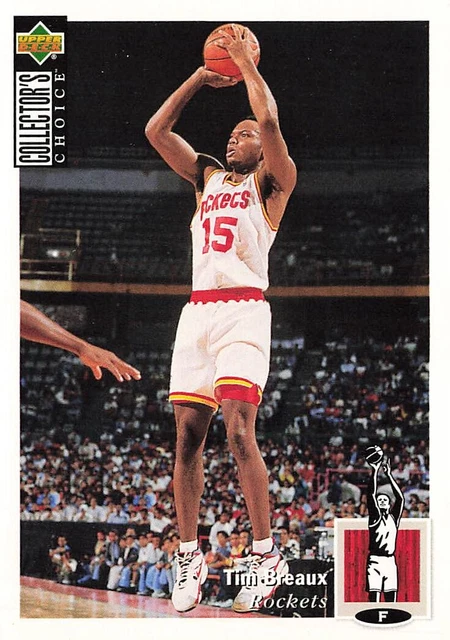 ROCKETS TIM BREAUX 1994 Collector's Choice 245 Houston EUR 1,82 ...
