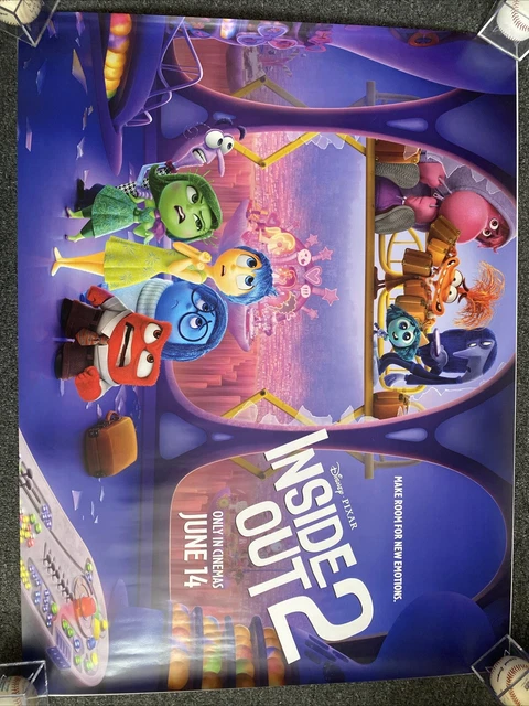 INSIDE OUT 2 Original Cinema Poster UK Quad £10.00 - PicClick UK