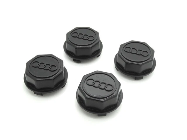 ORIGINAL AUDI 80 90 100 Enjoliveur Cache-Moyeu Enjoliveur Noir ...