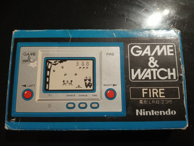 NINTENDO FIRE GAME and Watch BOX in Good Condition (RC-04) 1981 $280.00 ...