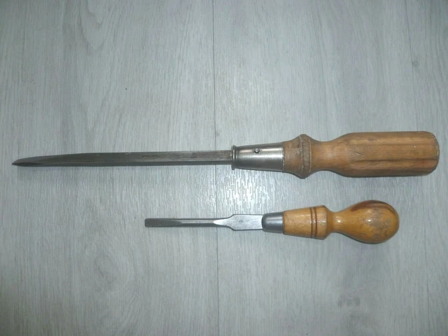 VINTAGE NUBO REGD Heavy Duty Cabinet Makers Screwdriver with 2nd ...