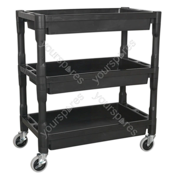 SEALEY COMPOSITE HEAVY-DUTY Trolley 3-Level £223.84 - PicClick UK
