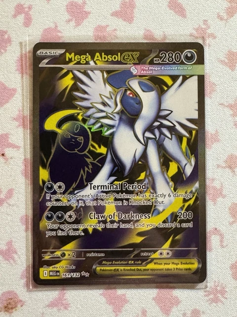 POKÉMON TCG MEGA Absol ex 161/132 Mega Evolution Ultra Rare $14.88 ...
