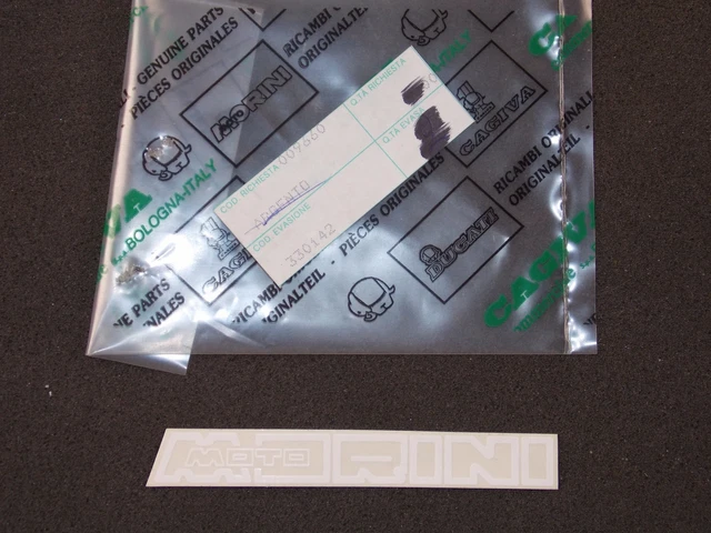 NOS AUTOCOLLANT OEM Morini 1987-1988 KanguRO X2 CoguARO 350/501 Petit ...