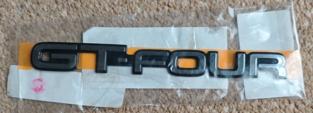 GENUINE TOYOTA CELICA GT4 ST205 'GT-FOUR' Rear Hatch Emblem 75444-2B330 ...