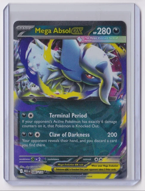 2025 MEGA EVOLUTIONS Mega Absol Ex Double Rare #086 $4.00 - PicClick CA