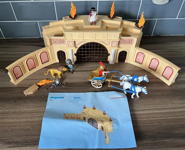 PLAYMOBIL 5837 HISTORY Roman Gladiator Colosseum Set £7.49 - PicClick UK