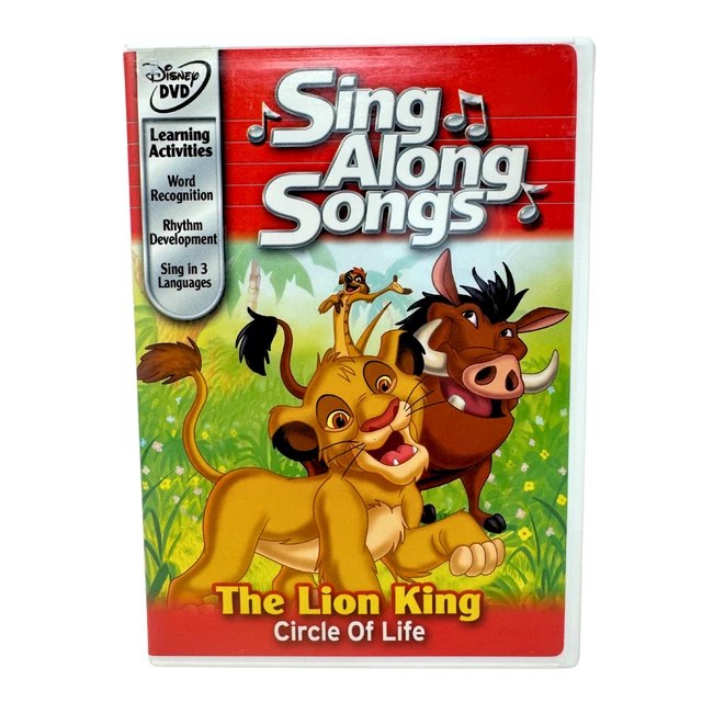 DISNEY SING-ALONG-SONGS: THE Lion King - Circle of Life (DVD) Good ...