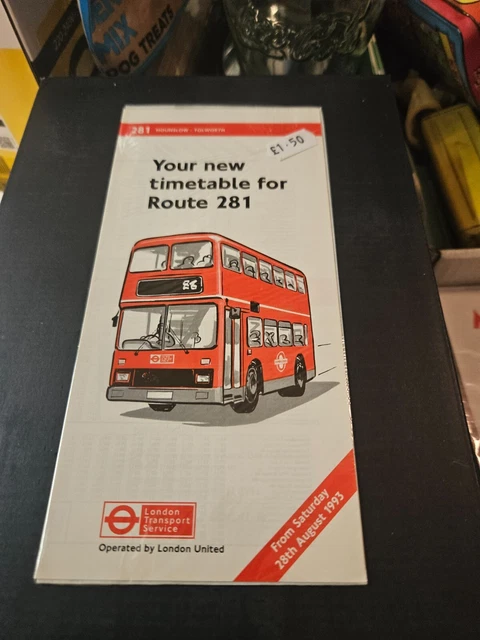 LONDON BUS TRANSPORT Timetable Leaflet London United HO4.138 £3.00 ...