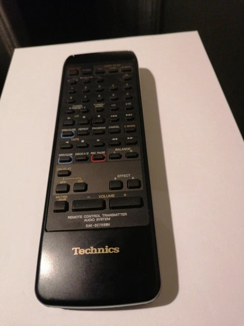 TECHNICS RAK-SC709WH FERNBEDIENUNG für Technics Ch 750 Original Selten ...