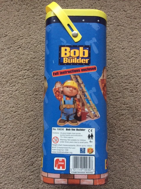 BOB THE BUILDER Wall Height Chart Puzzle used in box £3.25 - PicClick UK
