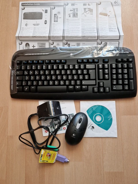 LOGITECH CORDLESS DESKTOP EX110 - kabellose Tastatur, optische Maus ...