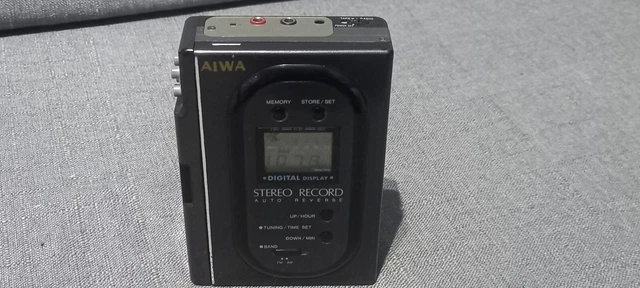 WALKMAN AIWA HS-J150 con correas cambiadas y funcionando EUR 49,99 - PicClick IT