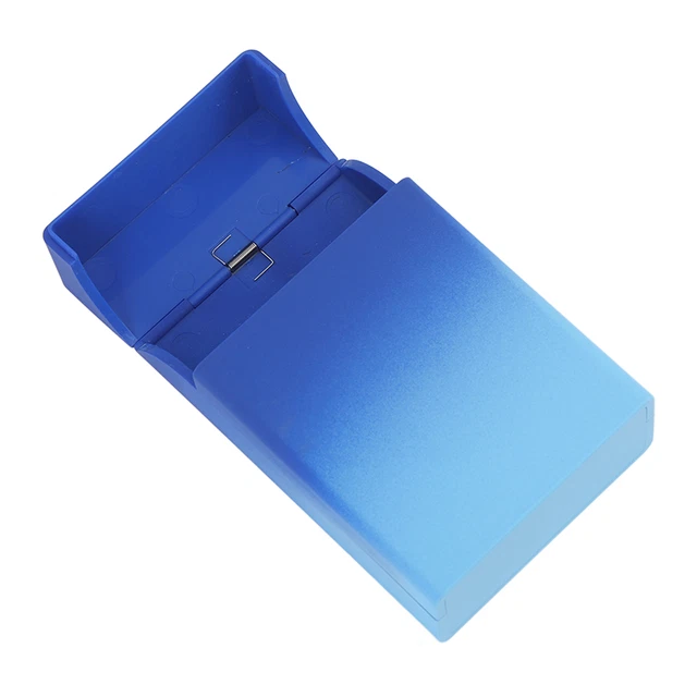 CIGARETTE BOX FLIP Top Closure Durable Holds 20 Cigarettes Anti Blue ...
