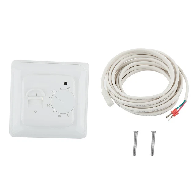 THERMOSTAT HEATING THERMOSTAT Thermostat UnderFloor White Color Control ...