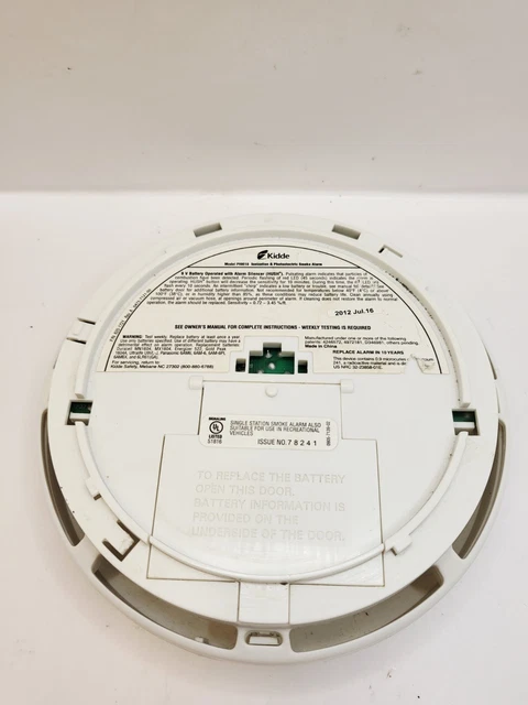 KIDDE DUAL SENSOR Photo Ion Battery Operated Fire Smoke Alarm Exp/2012 ...