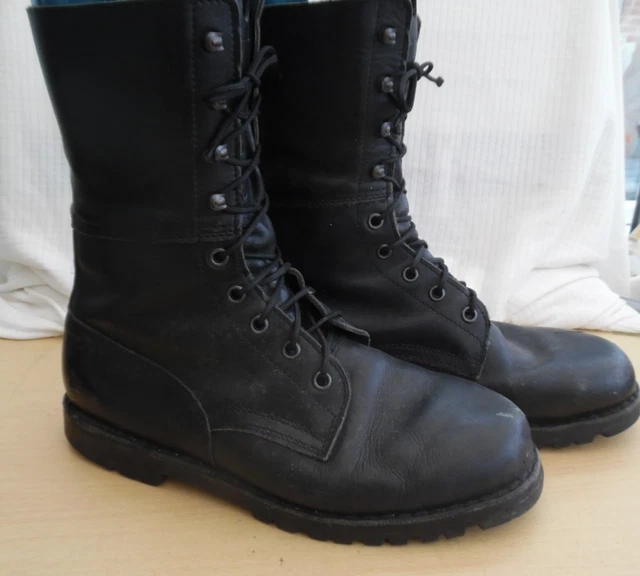 HEERESEIGENTUM 2005 ALPSCHUH Military Austrian Army Combat Boots 47 UK ...