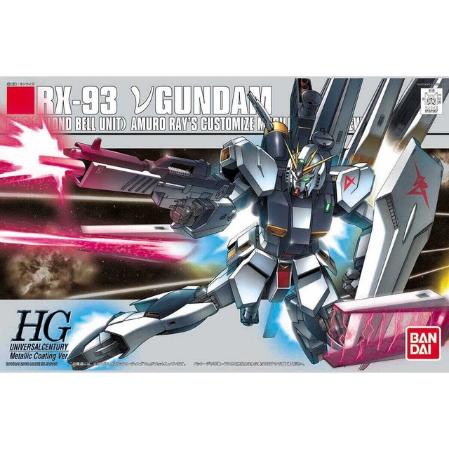HGUC 1/144 NU Gundam (Metallic Coating Ver.) Model Kit USA Seller £62.92 - PicClick UK