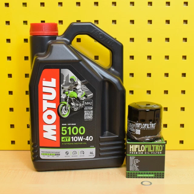 KAWASAKI ZZR 600 Tous AVEC Vidange D'Huile Filtre à Huile Motul 5100 10w40 ZX600 EUR 72,79 ...
