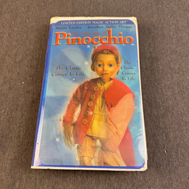 THE ADVENTURES OF Pinocchio VHS Tape Martin Landau Jonathan Taylor £2. ...