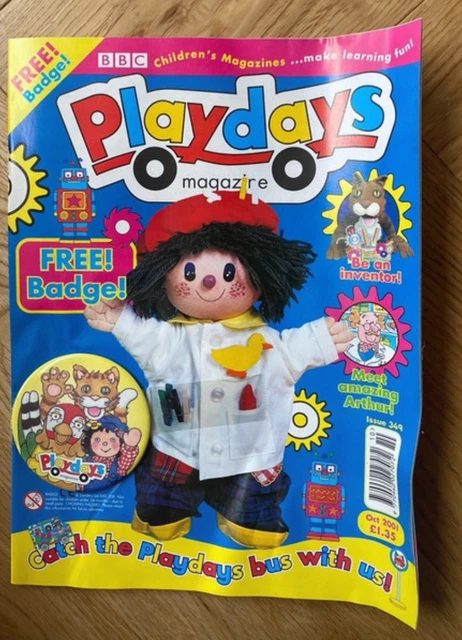 BBC PLAYDAYS MAGAZINE October 2001 £10.78 - PicClick UK
