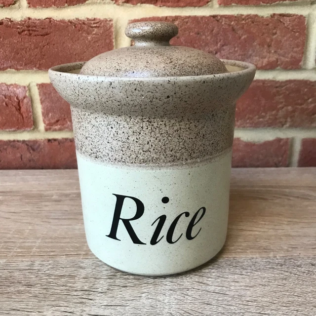 JOHN HERMANSEN BRAILSFORD Pottery Rice Jar. Stoneware. Rustic Country ...