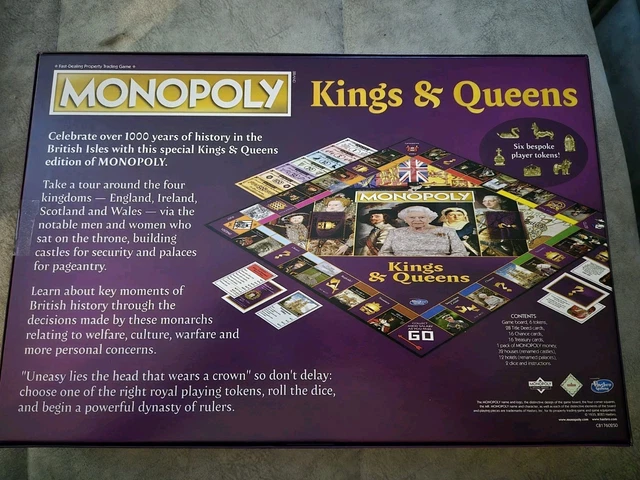 MONOPOLY - KINGS & Queens Special Edition- Brand New £12.94 - PicClick UK