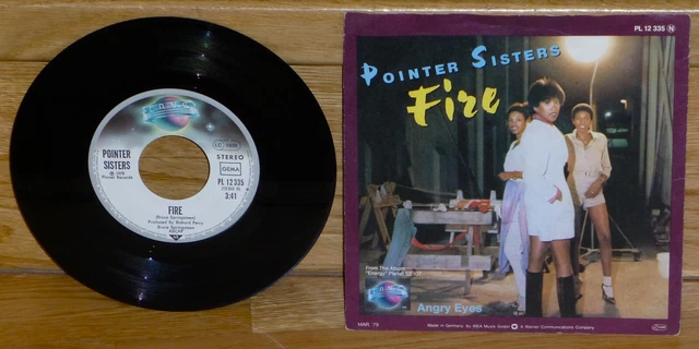 POINTER SISTERS / Angry Eyes / Fire / Single / 7" EUR 7,00 - PicClick FR