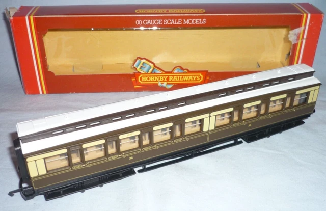 HORNBY OO GAUGE Gwr Clerestory Composite Coach 1602 R122 Boxed £21.99 - PicClick UK