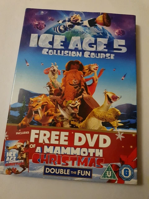 ICE AGE 5 Collision Course & A Mammoth Christmas Double DVD Animated ...