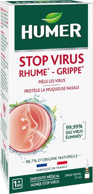 HUMER STOP VIRUS Nasal Spray 15ml £16.09 - PicClick UK