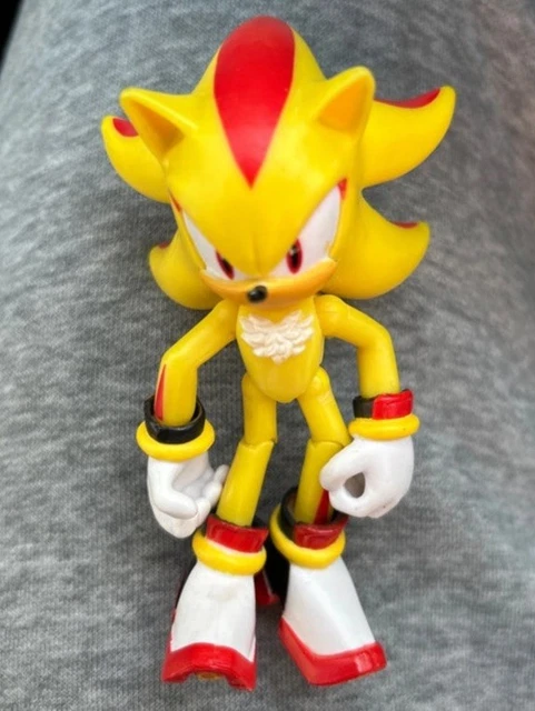 SONIC THE HEDGEHOG Super Shadow Jakks Pacific 4 Inch Action Figure Rare ...