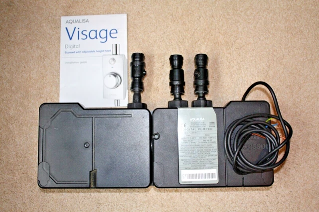 AQUALISA A2 DIGITAL PROCESSOR- LOW PRESSURE GRAVITY FED 434100 (Black ...