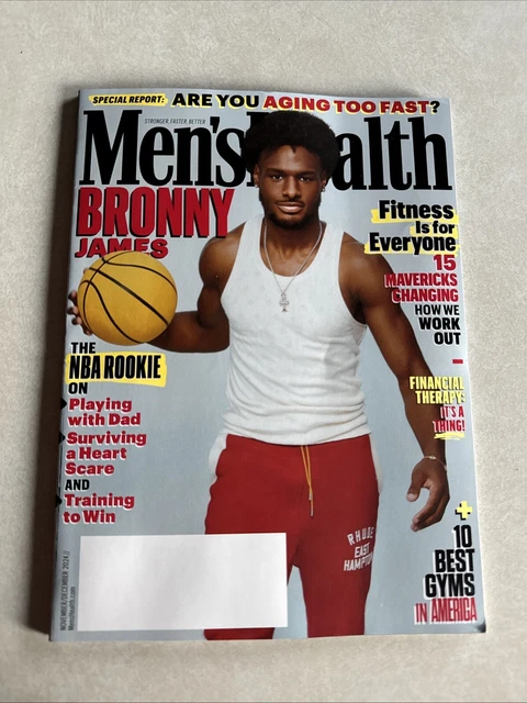 MENS HEALTH MAGAZINE November December 2024 Bronny James 10 Best Gyms In USA £8.04 - PicClick UK