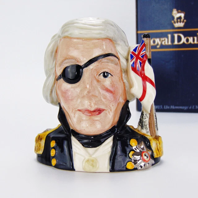 ROYAL DOULTON NELSON D6963 Ceramic Character Toby Jug Boxed ...