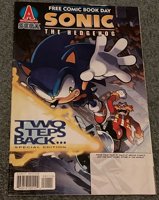 SONIC THE HEDGEHOG Two Steps Back Special Edition Fcbd Archie Comics ...