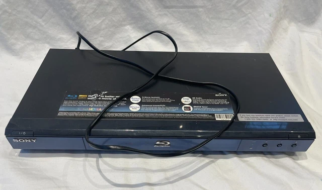 SONY BLU-RAY DISC / DVD Player 1080p Full HD Model: BDP-S350 Tested $43 ...
