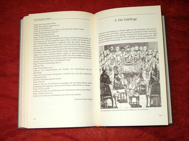 ALTES BUCH Ü. FREIMAURER Macht ZEICHEN Geheimbünde VERSCHWÖRUNG Symbole ...