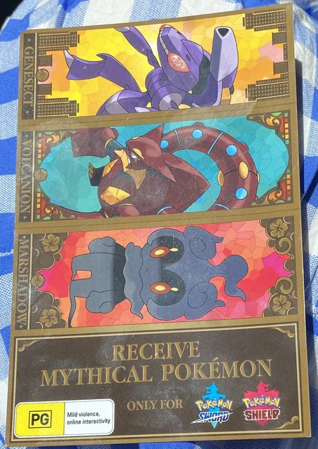 MYTHICAL POKÉMON EVENT Code For Pokémon Sword & Shield EUR 6,16 ...