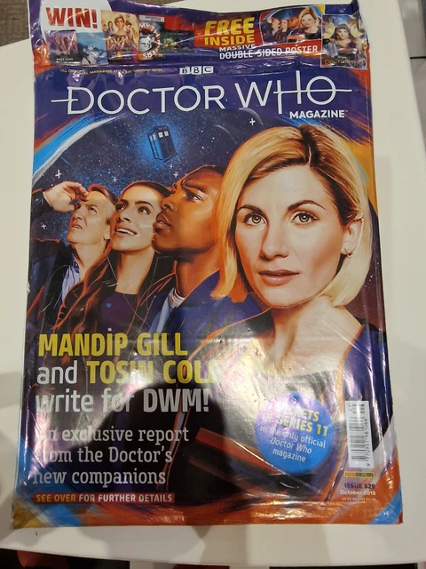 DOCTOR WHO MONTHLY Magazine - No 529 with Huge Double Sided Poster £5. ...