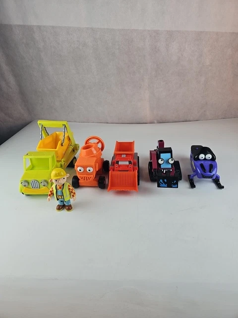 BOB THE BUILDER Vehicles Toy Bundle Vintage Cbeebies 2 Talking Vehicles ...