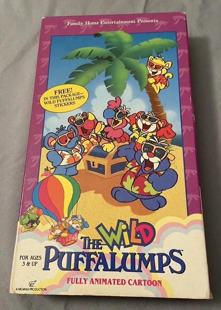 THE WILD PUFFALUMPS VHS Tape 1987 fhe Fully Animated Cartoon Rare ...
