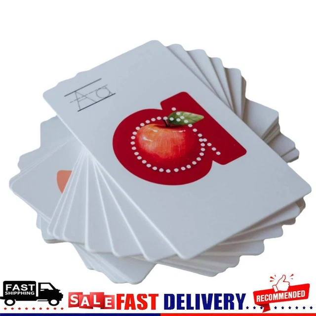 ALPHABET PICTURE MNEMONIC Cards Alphabet Flash Cards Montessori ...