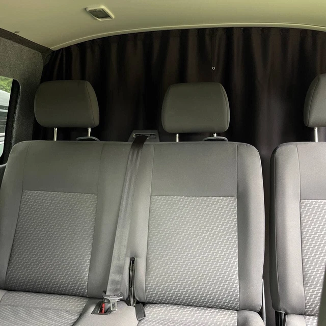 VW T6, T6.1 Transporter Rear Seat Cab Divider Curtain £77.95 - PicClick UK