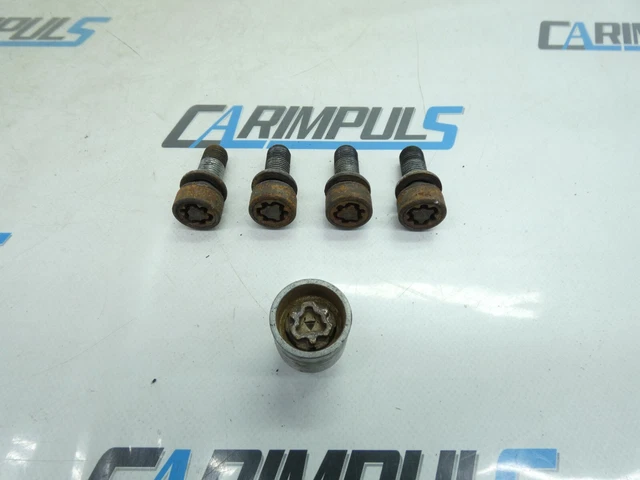 AUDI A6 4F Rim Lock 4F0698139C Fuse Wheel Bolt M14X1, 5X27, 5 Orig. Ll ...