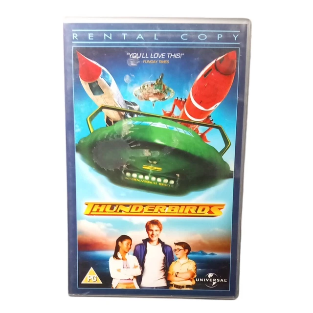 THE THUNDERBIRDS LIVE Action Movie, VHS Video Tapes, Ex Rental, PAL ...