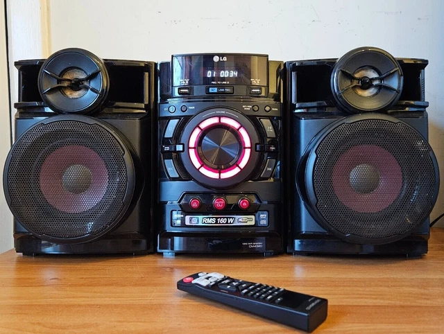 LG XBOOM CM4320 Mini Hi-Fi System, 160W, CD, Dual USB & Record, FM ...